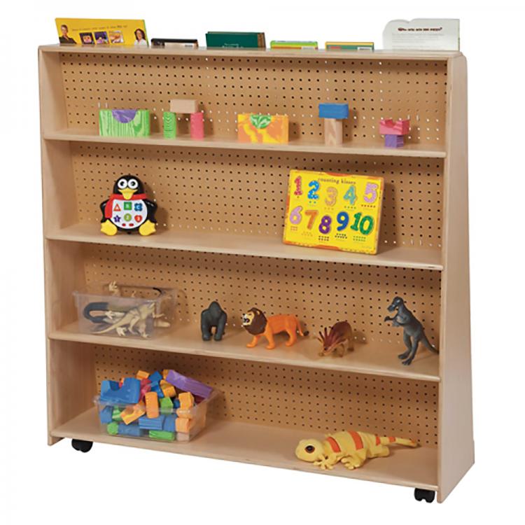 Double Sided Mobile Book Display | Integrity Furniture